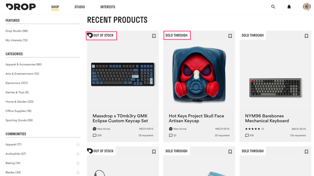 Drop (Massdrop, Inc.)で日本からキーボード関連を購入する方法 – コトコト