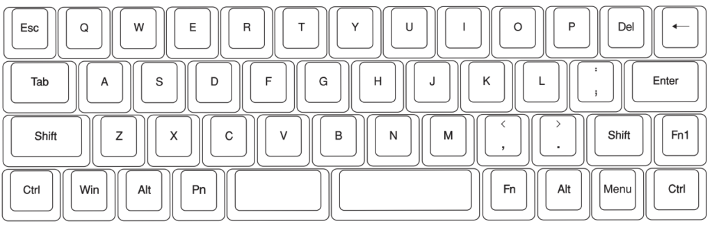 VORTEX COREのキーレイアウト変更方法 – コトコト